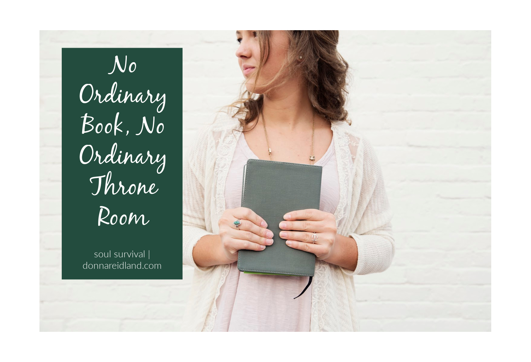 "No Ordinary Book, No Ordinary Throne Room" November 8 - Soul Survival