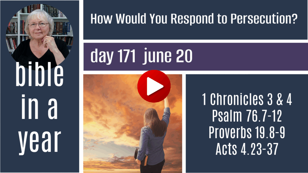 "How Would You Respond to Persecution?" June 20 - Soul Survival