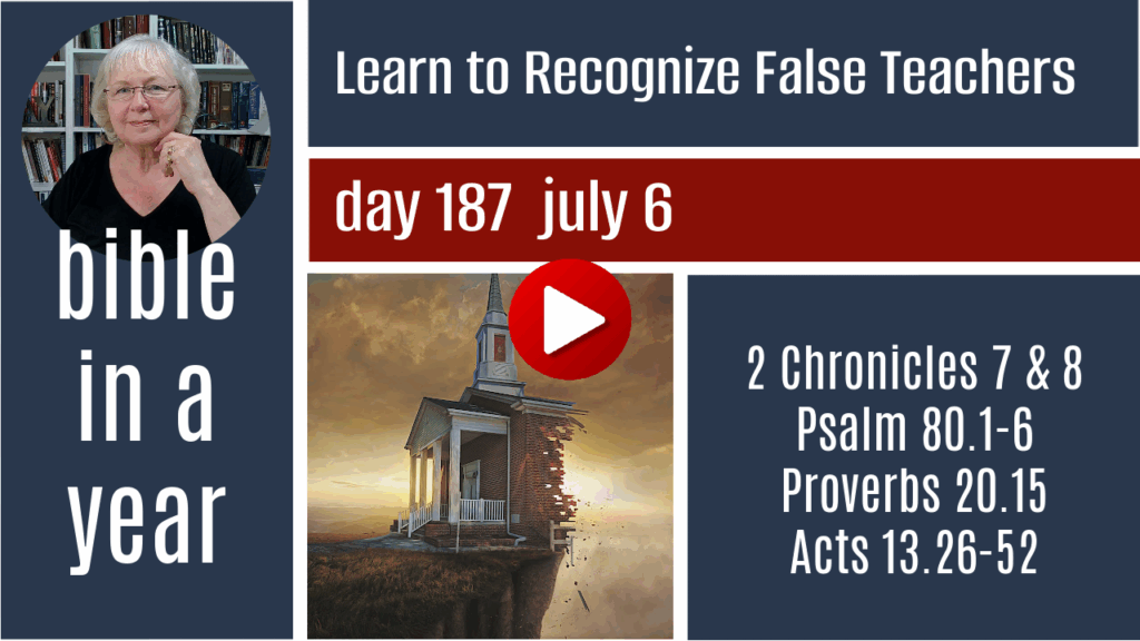 "Learn to Recognize False Teachers" July 6 - Soul Survival