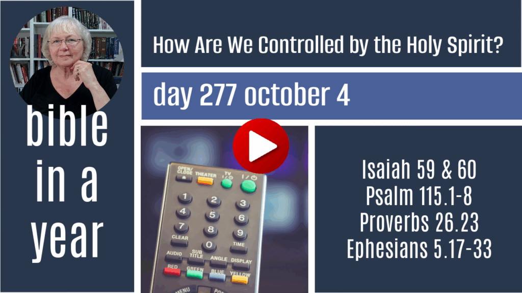 "How Are We Controlled by the Holy Spirit?" October 4 - Soul Survival